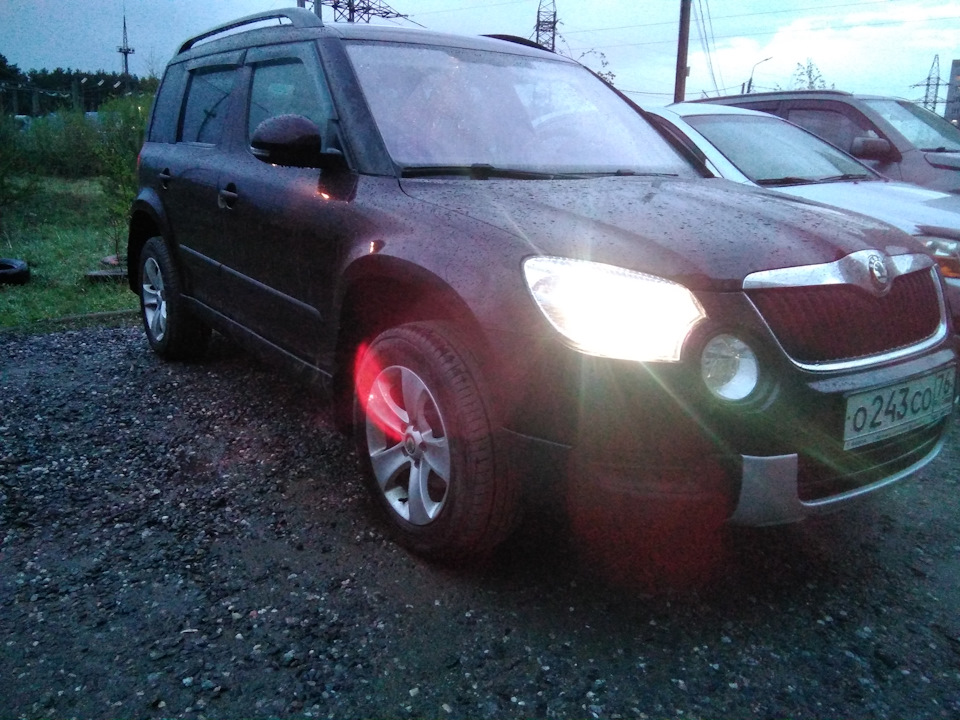 Зеркала с подсветкой — запилено — Skoda Yeti, 1,2 л, 2012 года | тюнинг ...