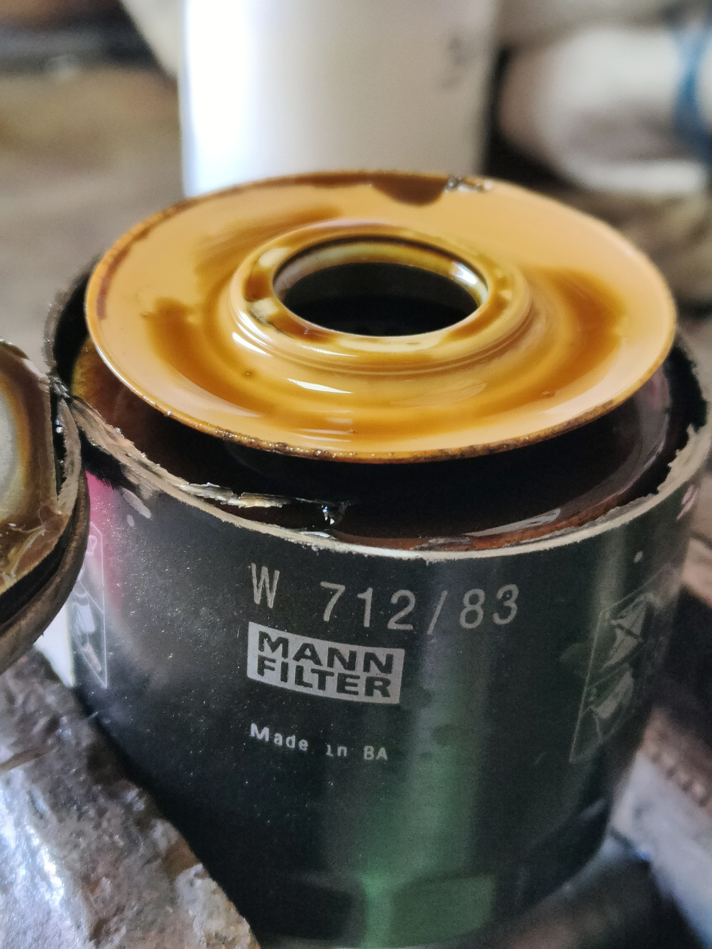 Фильтр масляный MANN W712/83 — Toyota Land Cruiser Prado 120-series, 4 л, 2008 года | наблюдение ...