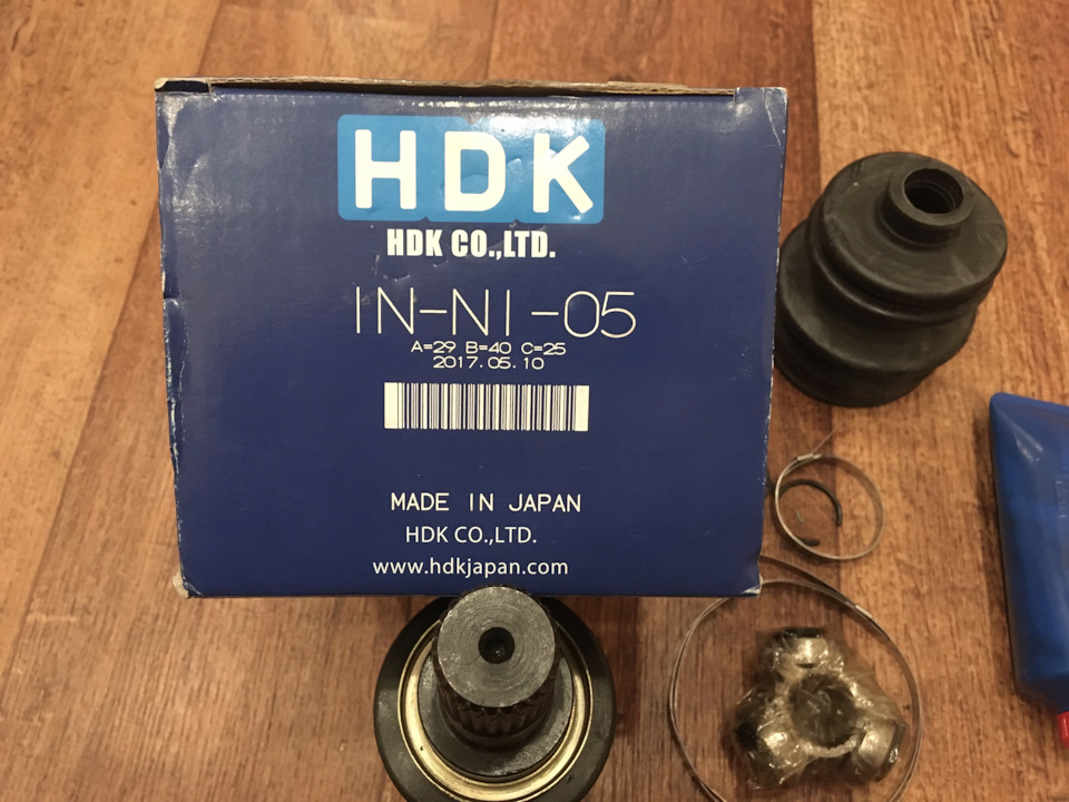Шрус внутренний (трипод) NDK INNI05 на Nissan Almera IV (B17), Nissan ...