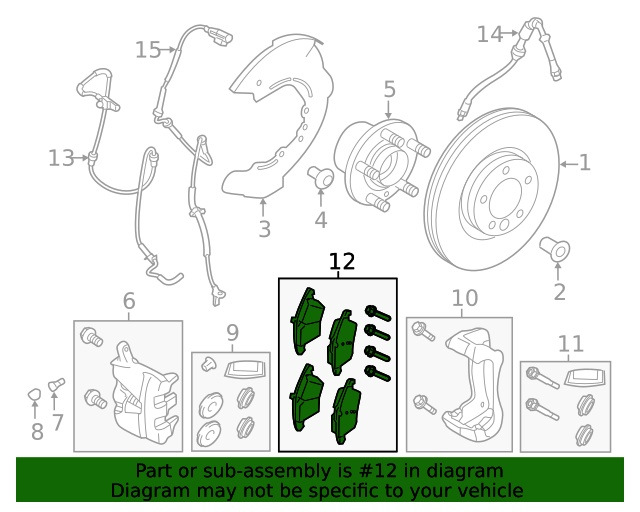 LR174900 Brake Pads Jaguar Land Rover | Запчасти на DRIVE2