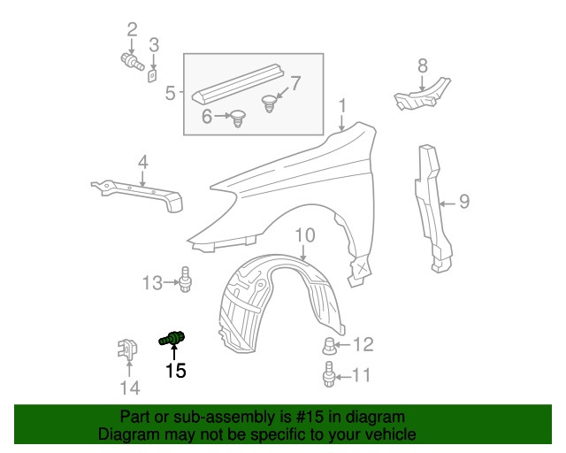4774958010 КЛИПСА КРЕПЕЖНАЯ 194 TOYOTA LEXUS | Запчасти на DRIVE2