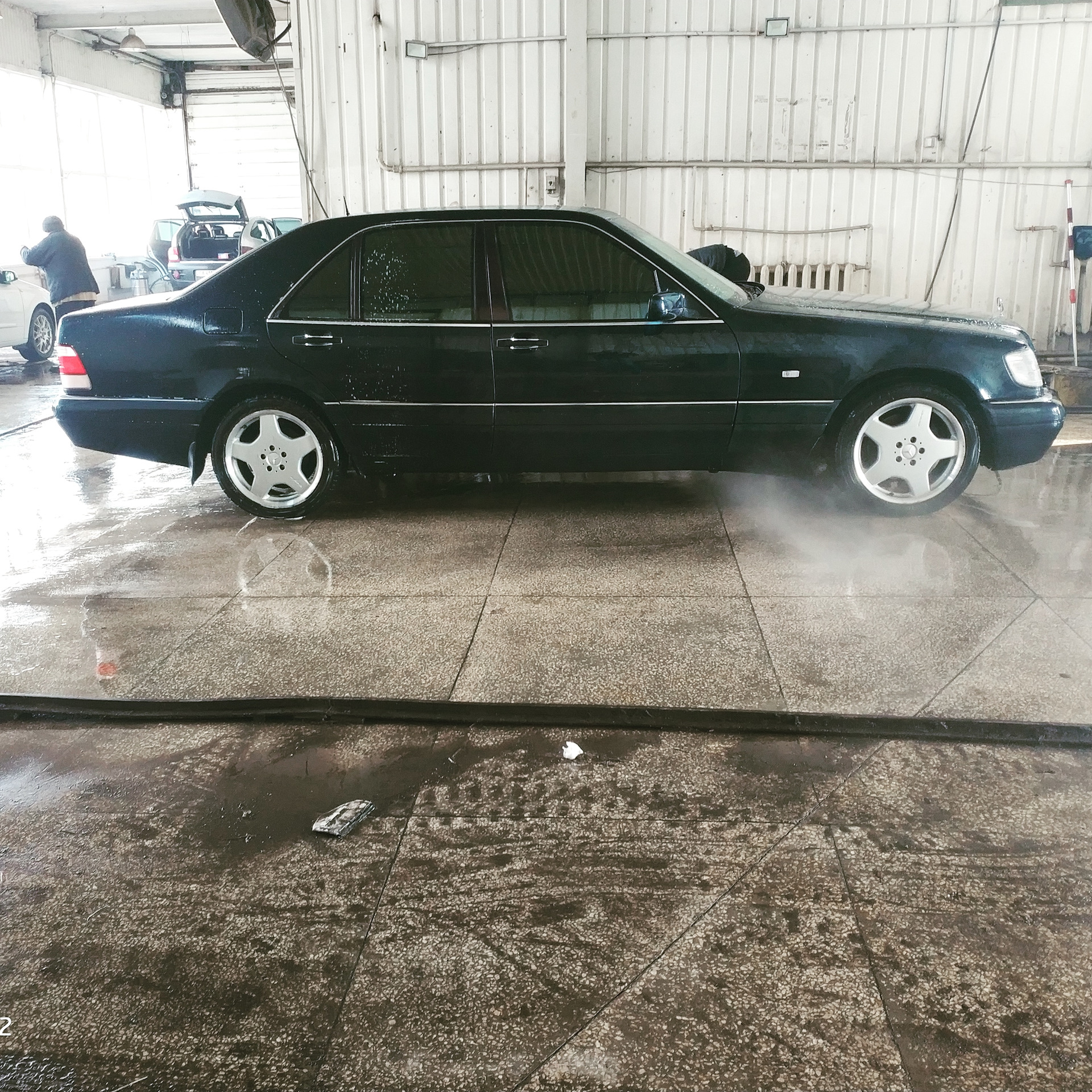 Ревизия кондиционера и мойка — Mercedes-Benz S-Class (W140), 5 л, 1998 года | визит на сервис ...