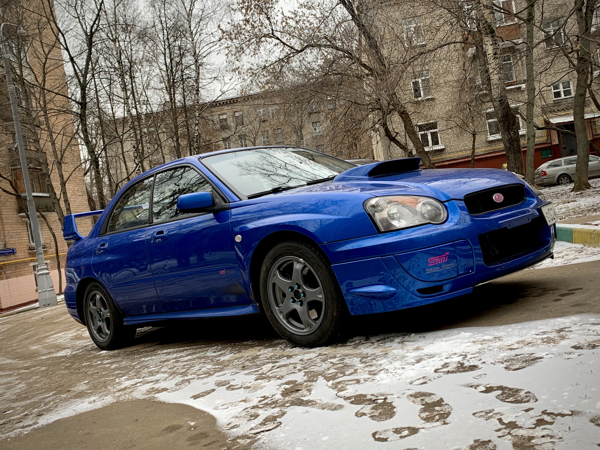 16 на зиму) которой нет) — Subaru Impreza WRX STI (GD), 2 л, 2004 года ...