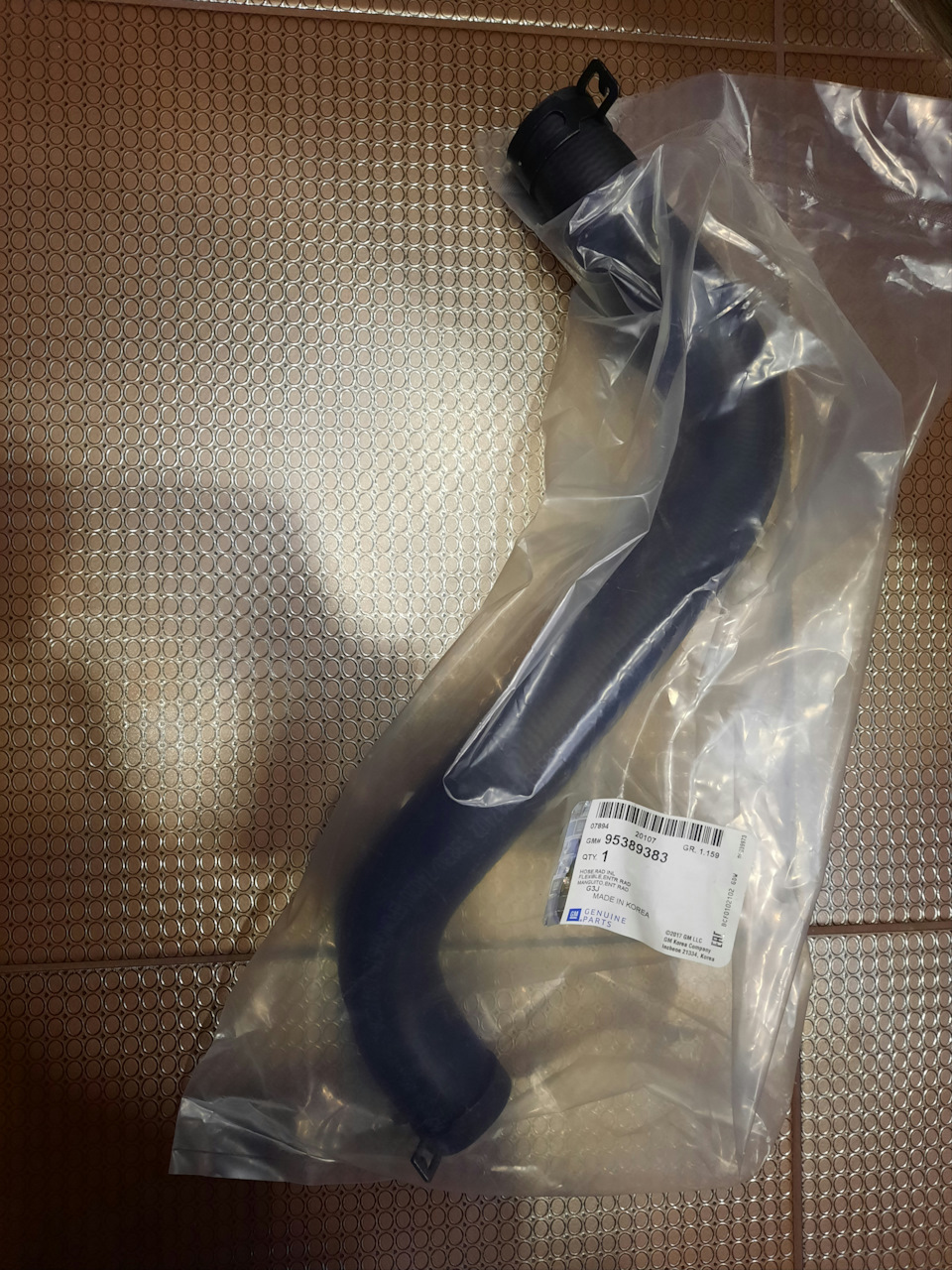 95389383 Патрубок радиатора GM | Запчасти на DRIVE2