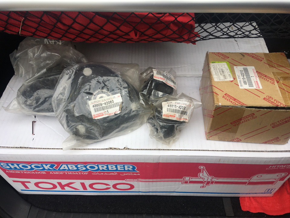 ТО передней подвески — Toyota RAV4 (III), 2 л, 2008 года | визит на ...