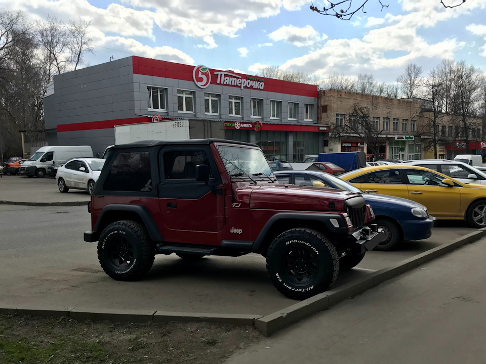 Резинотехнические изделия — Jeep Wrangler (TJ), 4,3 л, 1998 года ...