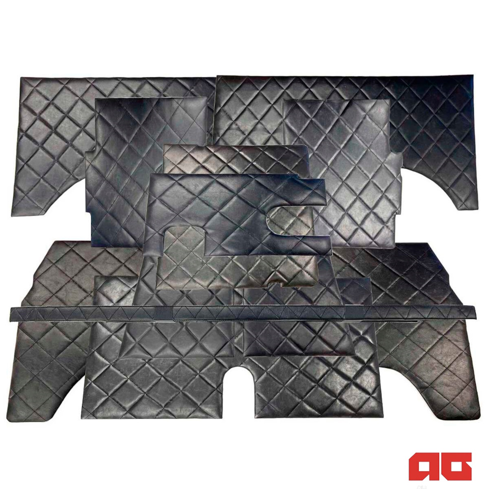 🆕 Обшивка (обивка) салона УАЗ 3962 санитарка (ДВП, поролон, ватин ...