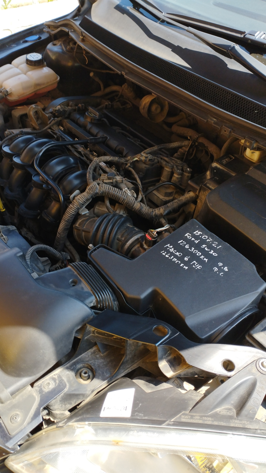 Фильтр картерных газов — Ford Focus Wagon II, 1,6 л, 2007 года | своими ...