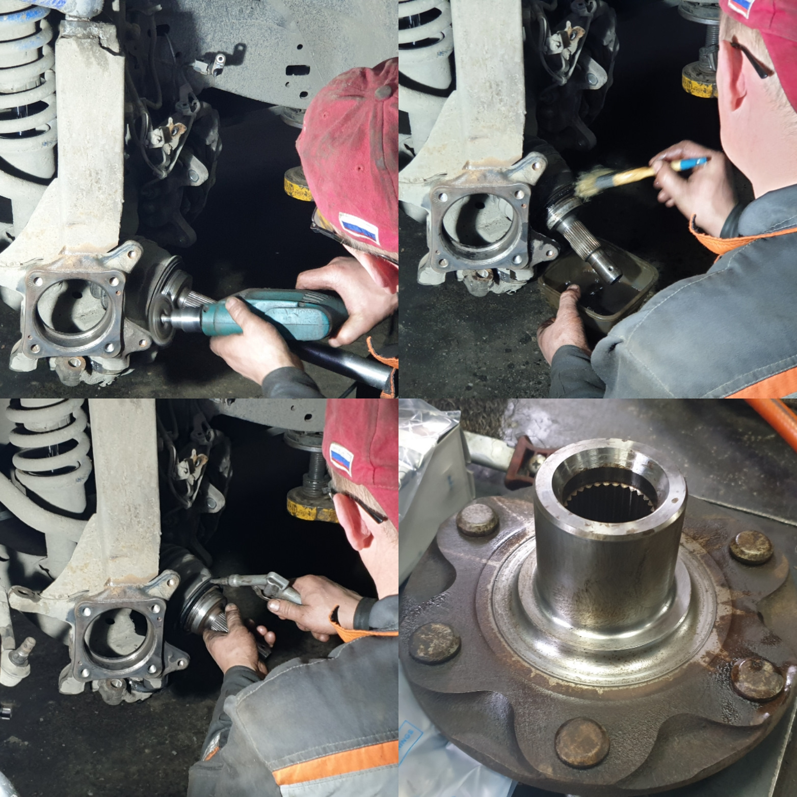 Замена ступичного подшипника. — Toyota Land Cruiser Prado 150-series, 2 ...