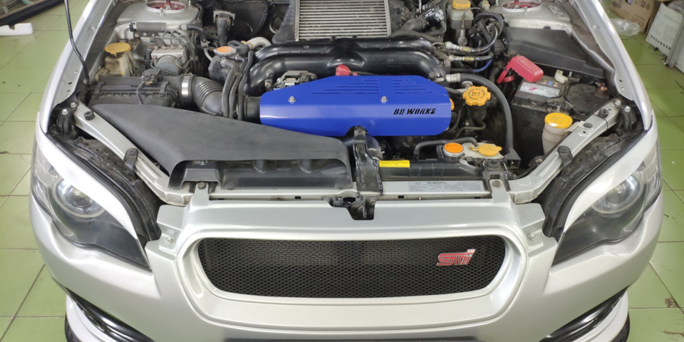 Подкапотный феншуй BB Works — Subaru Legacy (BL/BP), 2,5 л, 2004 года ...