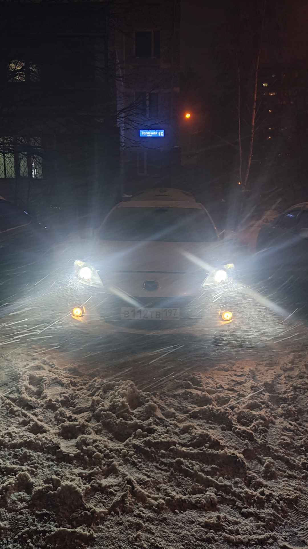 Космос стал ярче. LED лампочки в ближний свет — Mazda 3 (2G) BL, 1,6 л ...