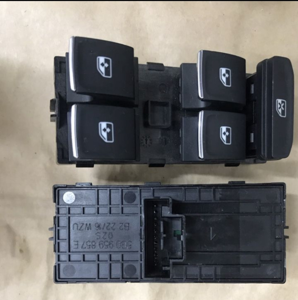 5G0959857E Выключатель стеклоподъемников SKODA SUPERB 2015- / KODIAQ ...