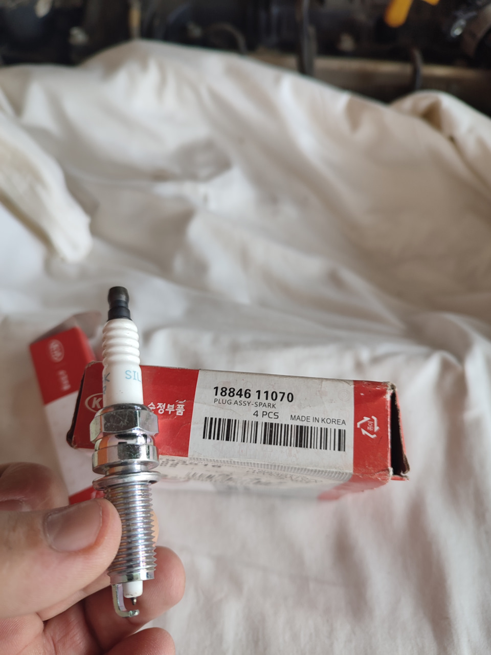 1884611070 СВЕЧИ ЗАЖИГАНИЯ KIA HYUNDAI | Запчасти на DRIVE2