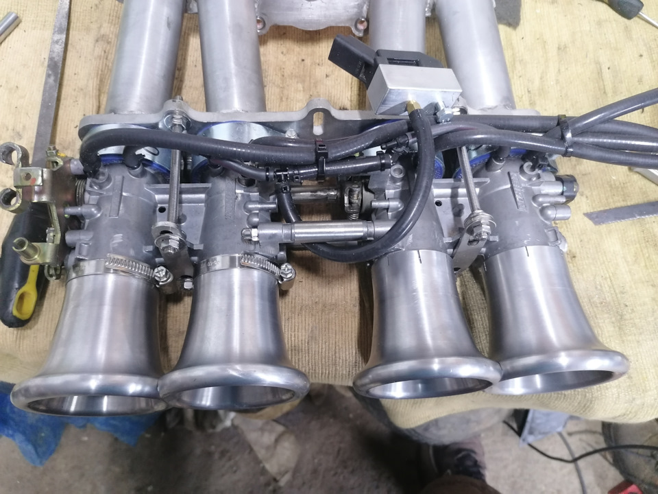 Final ITB velocity stacks 😁 — Москвич 2141, 1,7 л, 1991 года | другое ...