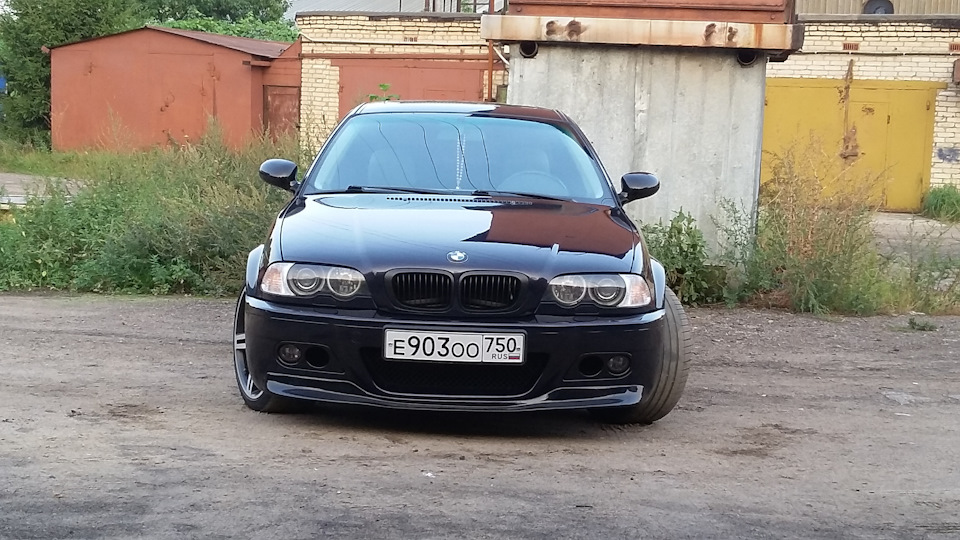Очки на ПТФ в стиле Hamman и диодные лампы в ПТФ. — BMW 3 series Coupe ...
