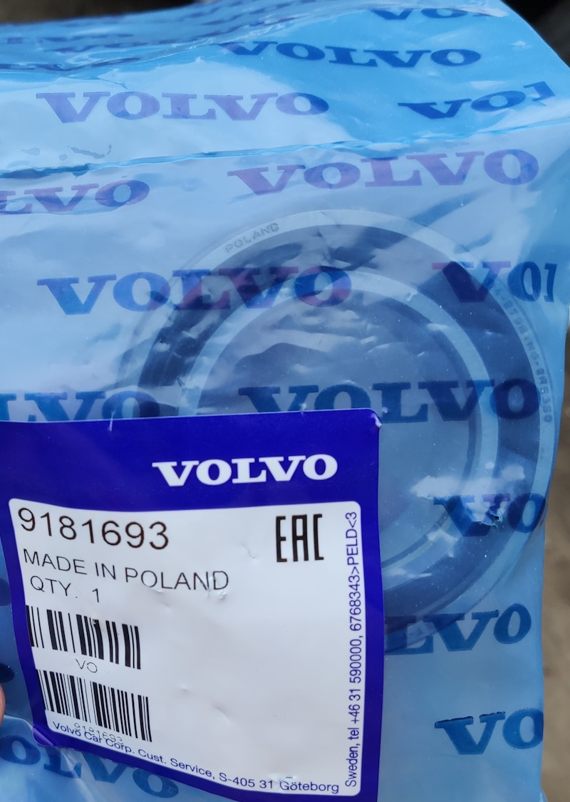 9181693 Подшипник, приводной вал Volvo | Запчасти на DRIVE2