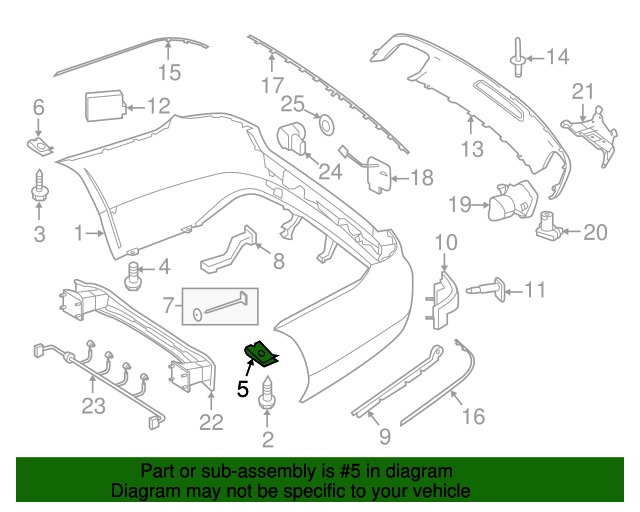 A0039949245 Крепеж заднего бампера Mercedes | Запчасти на DRIVE2