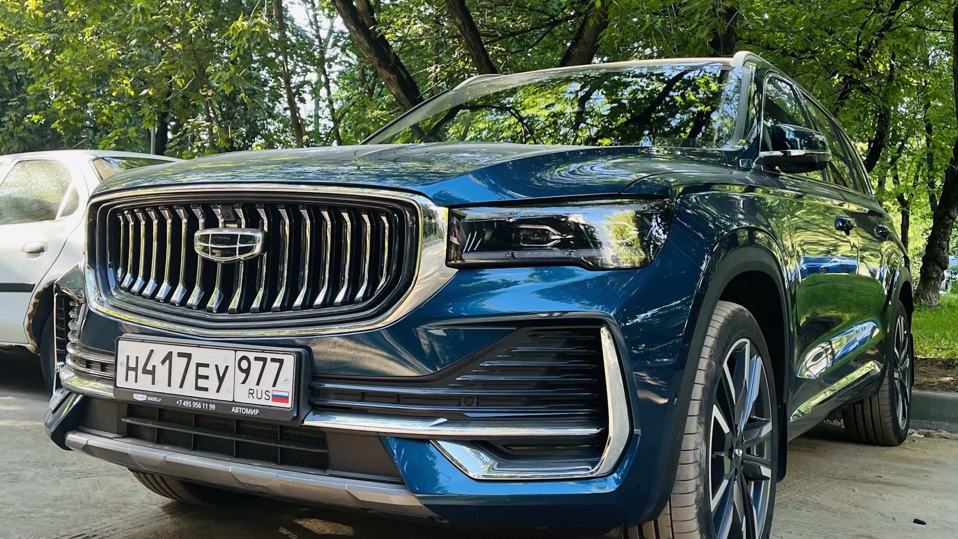 Geely Monjaro 2.0 бензиновый 2024 | Emerald Blue на DRIVE2