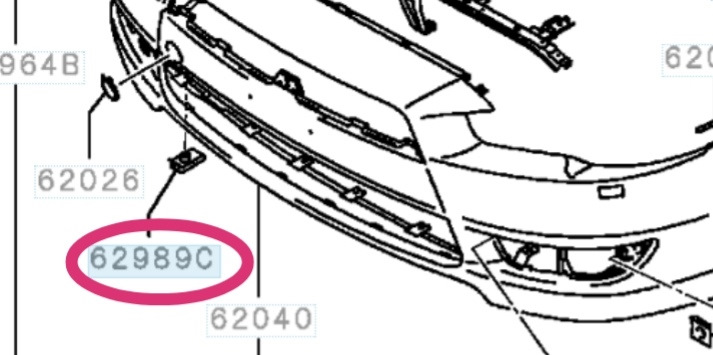 Передний бампер: крепёж. Часть #1 — Mitsubishi Lancer X, 2 л, 2009 года ...