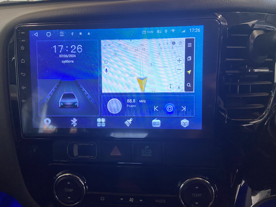 Android магнитола Topway TS18 — Mitsubishi Outlander PHEV, 2 л, 2014 ...