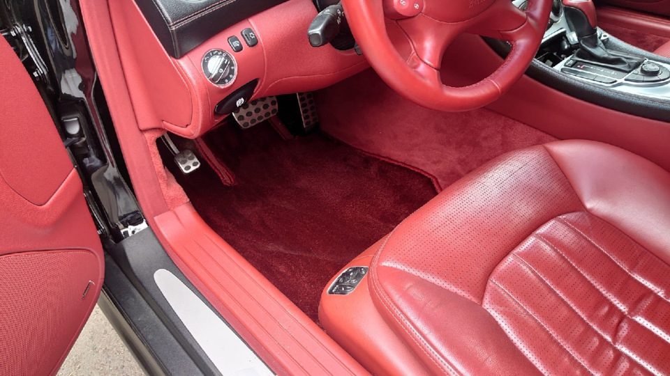 Коврики самодельные — Mercedes-Benz SL 55 AMG (R230), 5,4 л, 2004 года ...