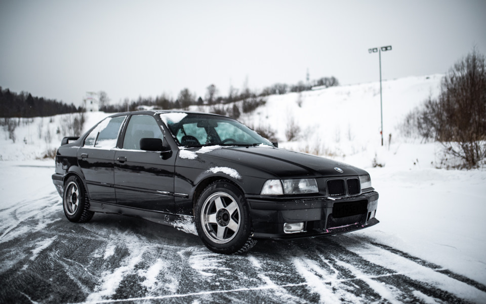 5. Первый выезд на лед! R15 Ronal + Michelin x-ice north 4. — BMW 3 ...