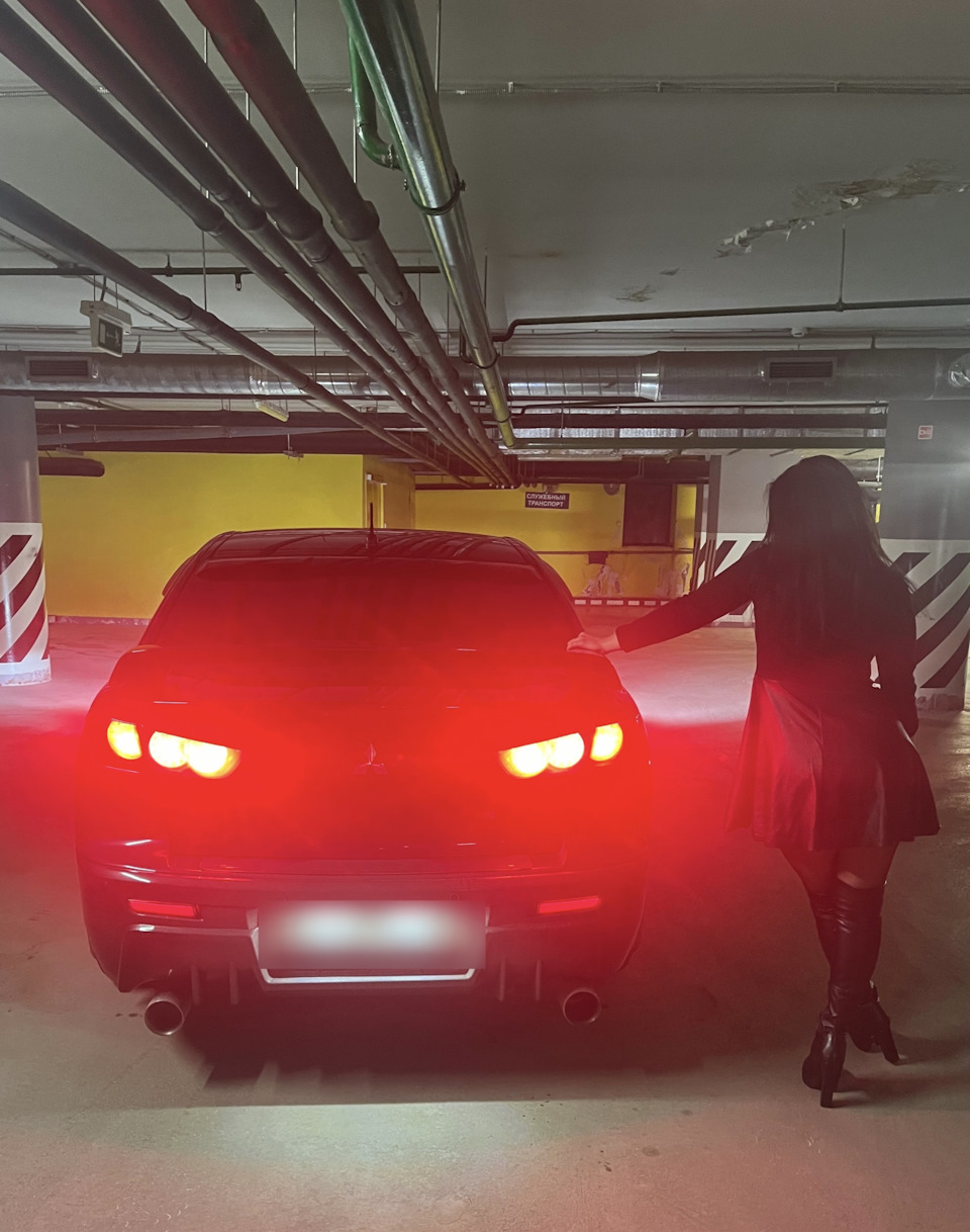 Черный самурай😈🖤 — Mitsubishi Lancer X, 1,5 л, 2008 года | фотография ...