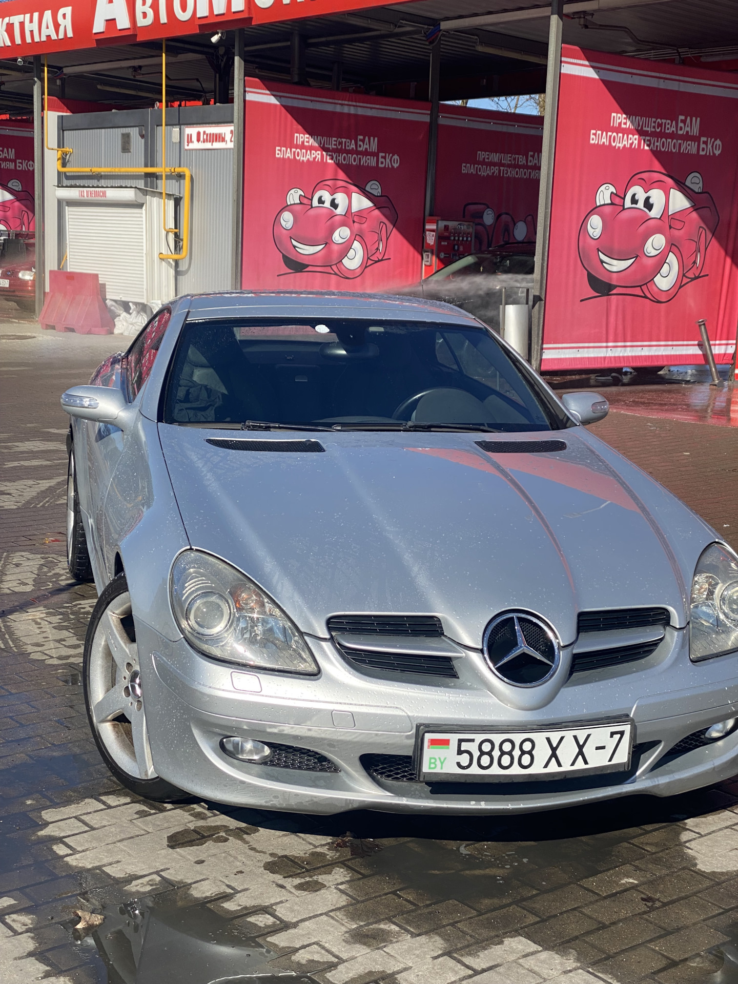 В новый сезон с новыми номерами — Mercedes-Benz SLK (R171), 1,8 л, 2004 года | покатушки | DRIVE2