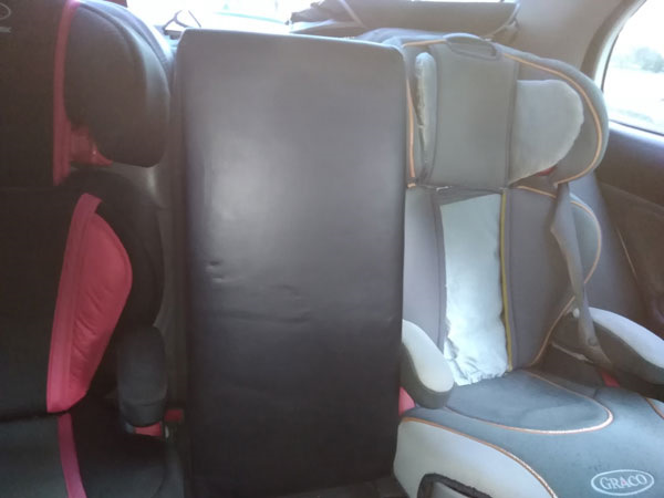 Задний подлокотник на цивик 7 — первая примерка — Honda Civic (7G), 1,5 ...