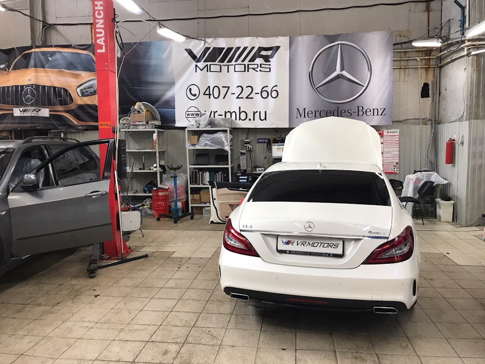 Установка охранного комплекса IGLA на Mercedes CLS w218 — VR motors на ...