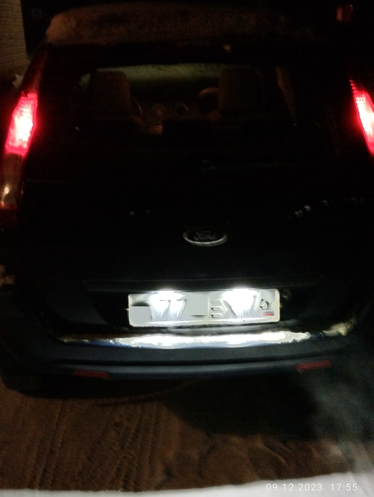 Подсветка заднего номера — Ford Fusion, 1,4 л, 2009 года | электроника ...