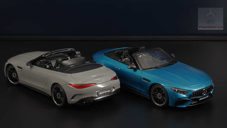 Mercedes-AMG SL 63 4Matic+ Roadster (R232), 2022 (1/18 iScale #180053 ...