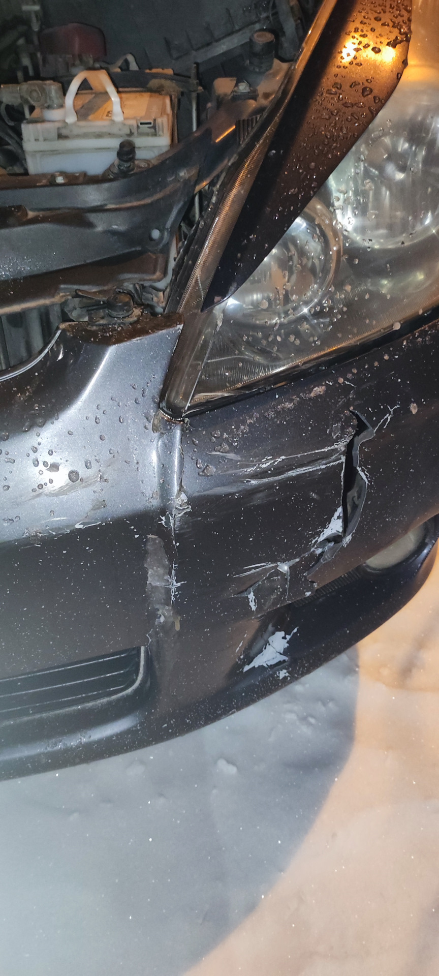 #все бывает в первый раз 🥺 — Toyota Wish (AE10), 1,8 л, 2004 года | ДТП ...