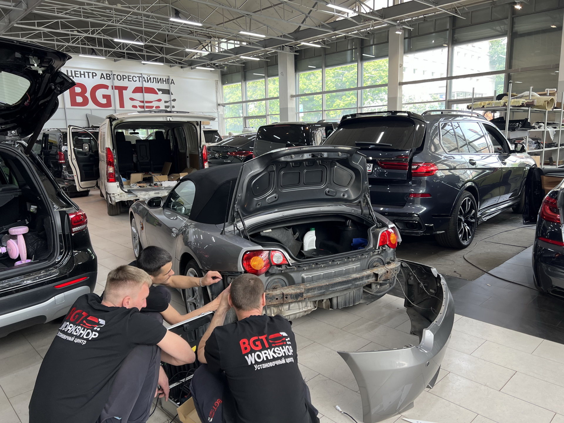 Система Контроля Слепых Зон с индикаторами в стойках — Bgtworkshop на