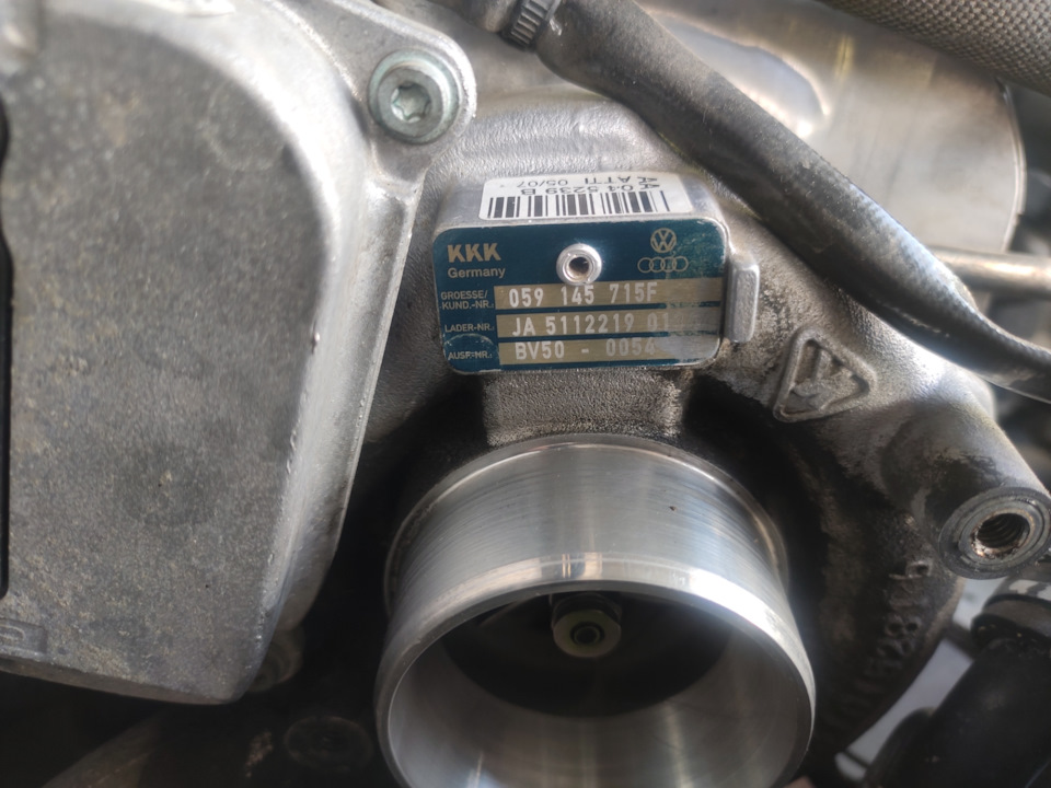 059145715F Монтажный комплект турбокомпрессора VAG | Запчасти на DRIVE2