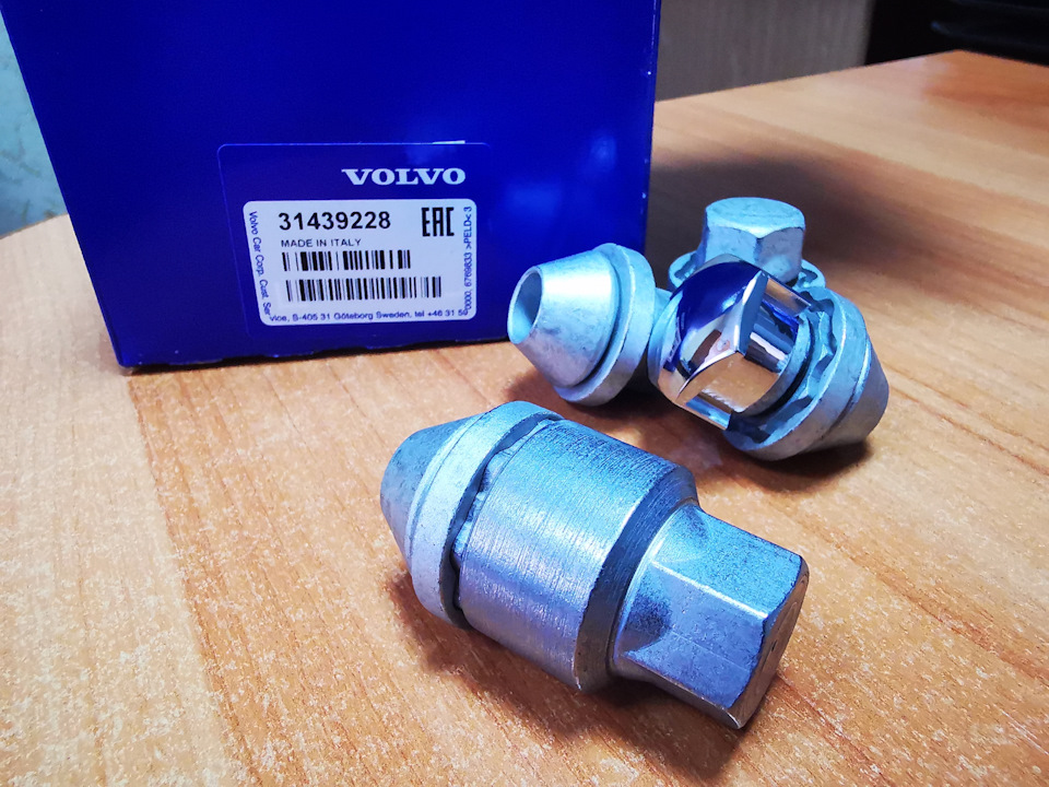 31439228 Секретные гайки колеса Volvo | Запчасти на DRIVE2