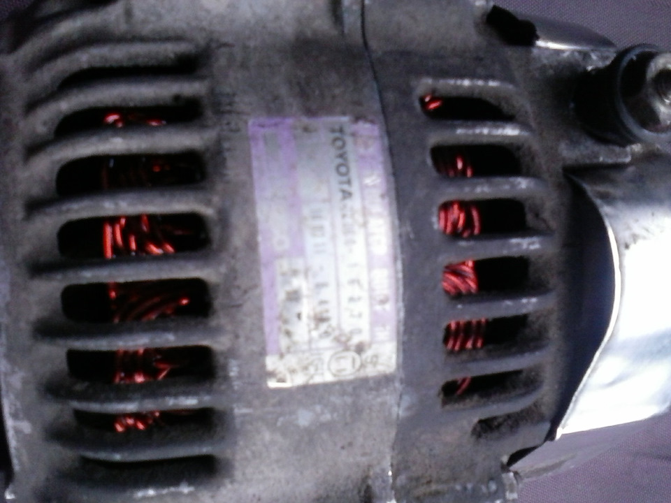 Генератор восстановлен. — Toyota Sprinter Carib (AE95G), 1,6 л, 1990 ...