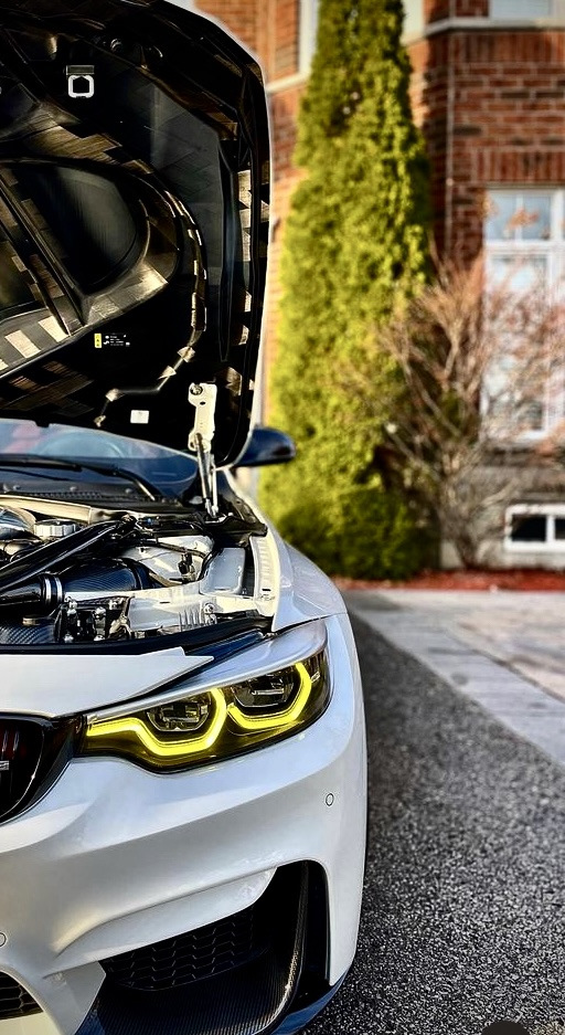 Желтые фары — BMW M4 Coupe (F82), 3 л, 2014 года | просто так | DRIVE2