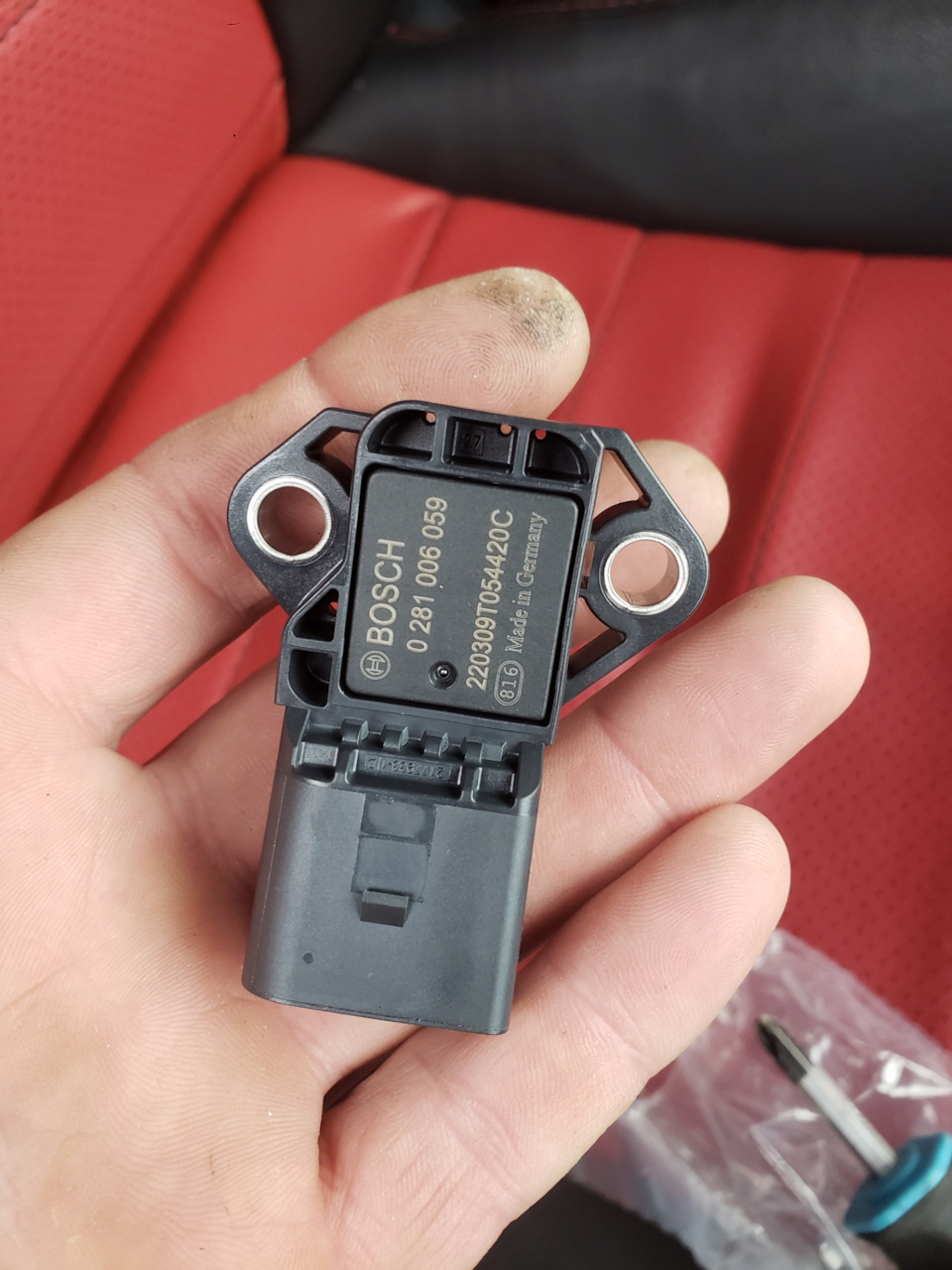 0281006059 Датчик давления наддува BOSCH | Запчасти на DRIVE2