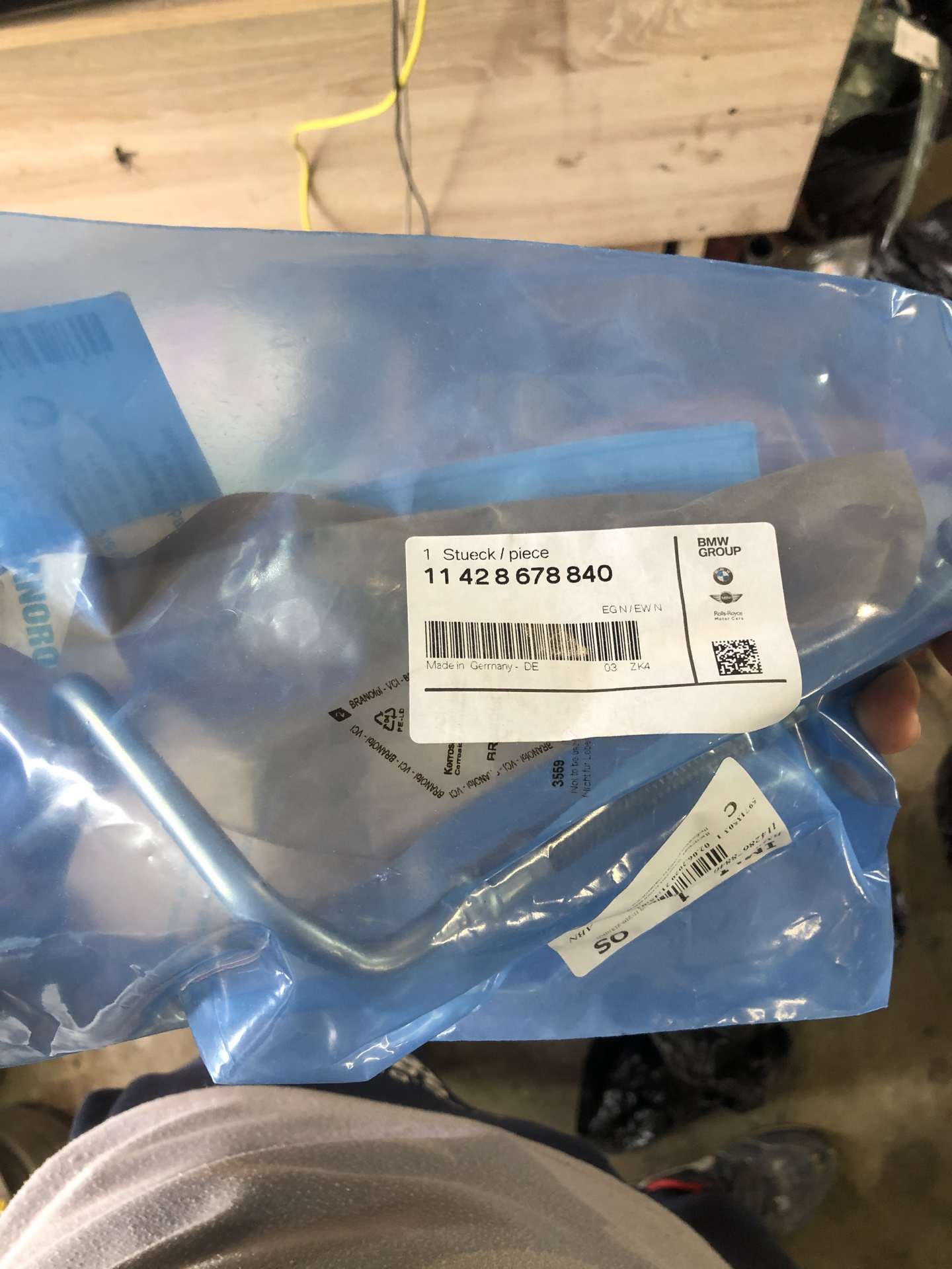 N20b20 замена маслоподающего шланга турбины — BMW X1 (E84), 2 л, 2013 ...