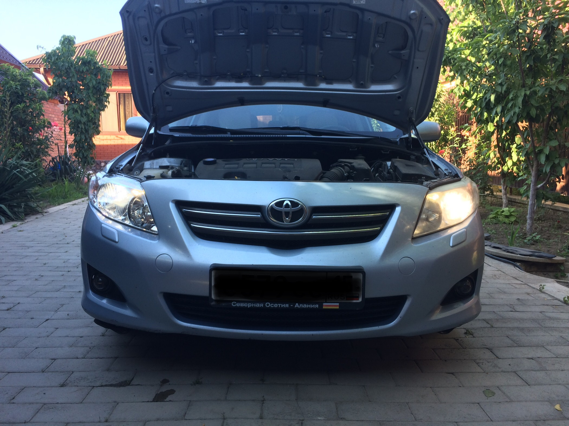 Да будет свет! — Toyota Corolla (140/150), 1,6 л, 2007 года | стайлинг ...