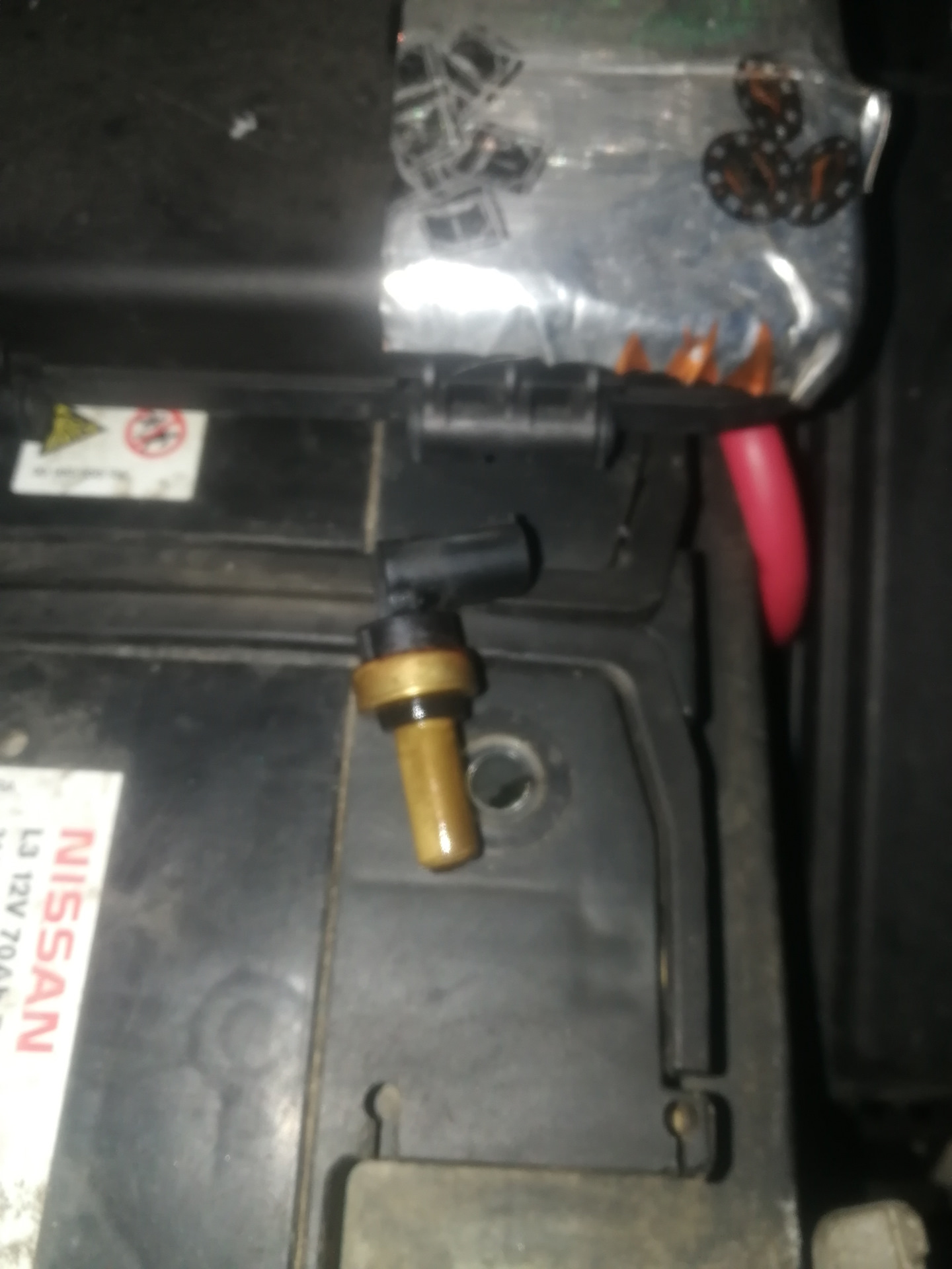 Заменил датчик температуры ож — Opel Corsa D, 1,4 л, 2012 года ...