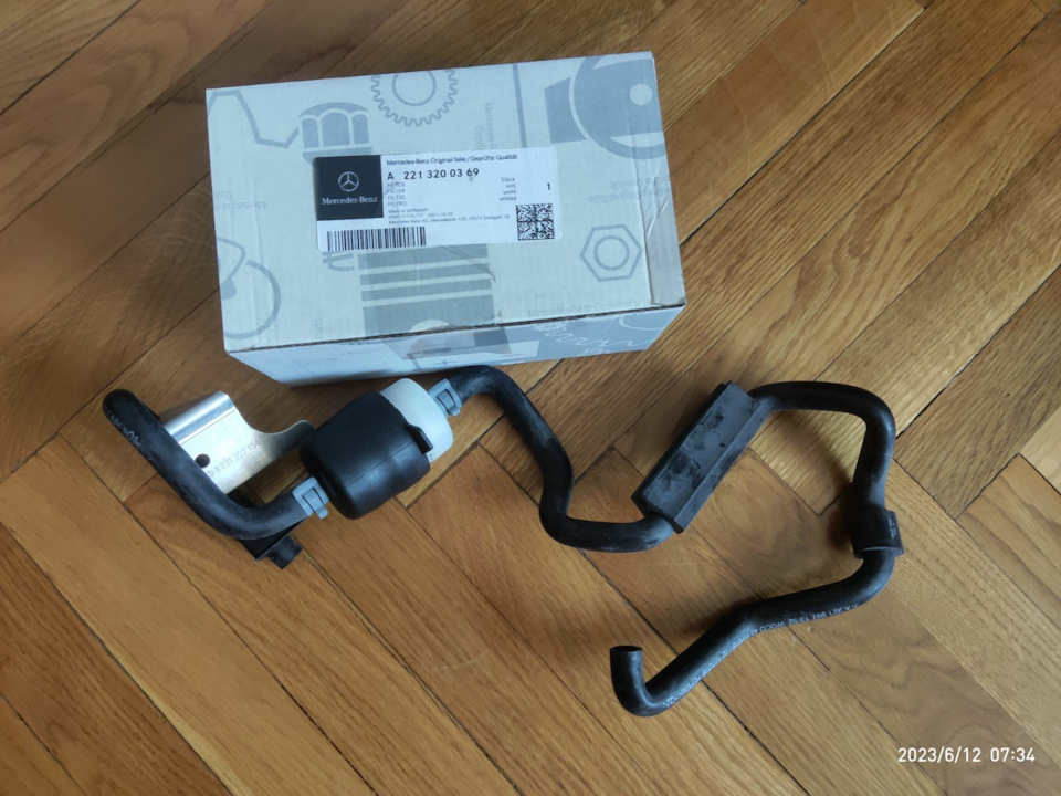 #9 Замена фильтра компрессора — Mercedes-Benz S-Class (W221), 5,5 л ...