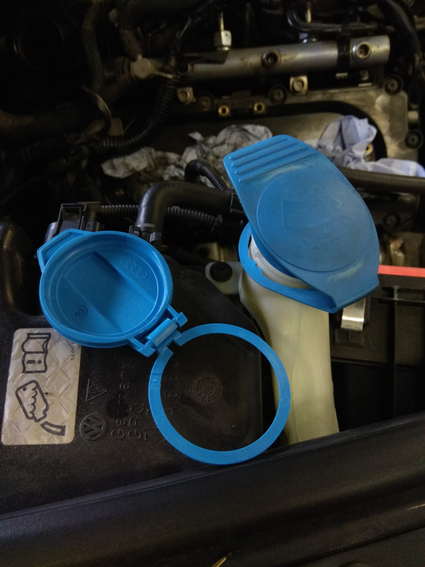 BKS 3.0 tdi Проверка форсунок на стенде, "тюнинг" крышка бачка омывайки ...