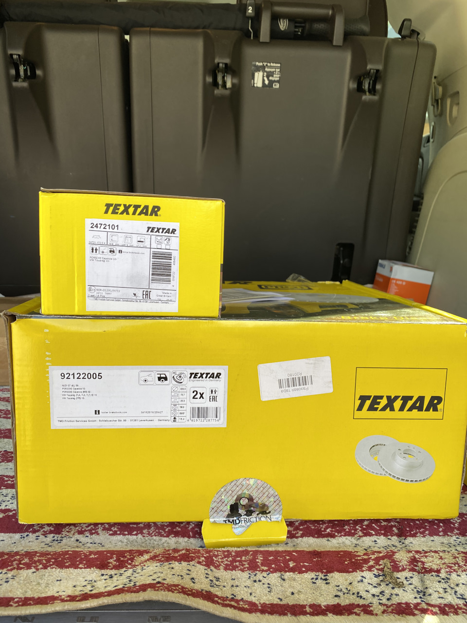 92122005 Тормозной диск высокоуглеродистый с покрытием PRO+. Задняя ось ...