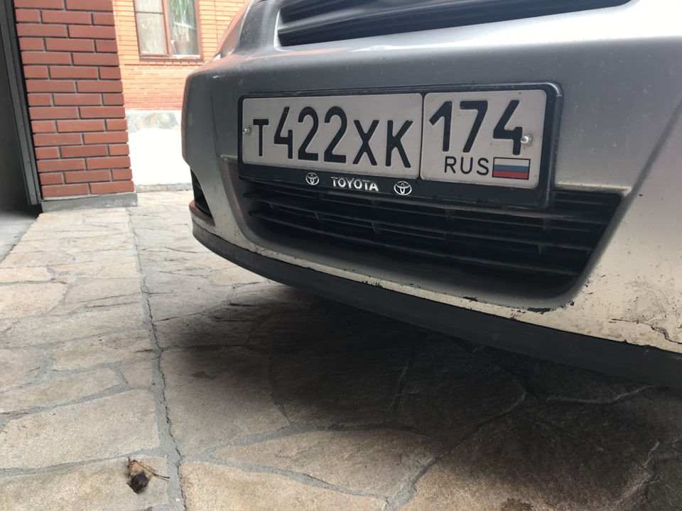 6️⃣ Универсальная юбка бампера под оригинал — Toyota Corolla (120), 1,6 ...