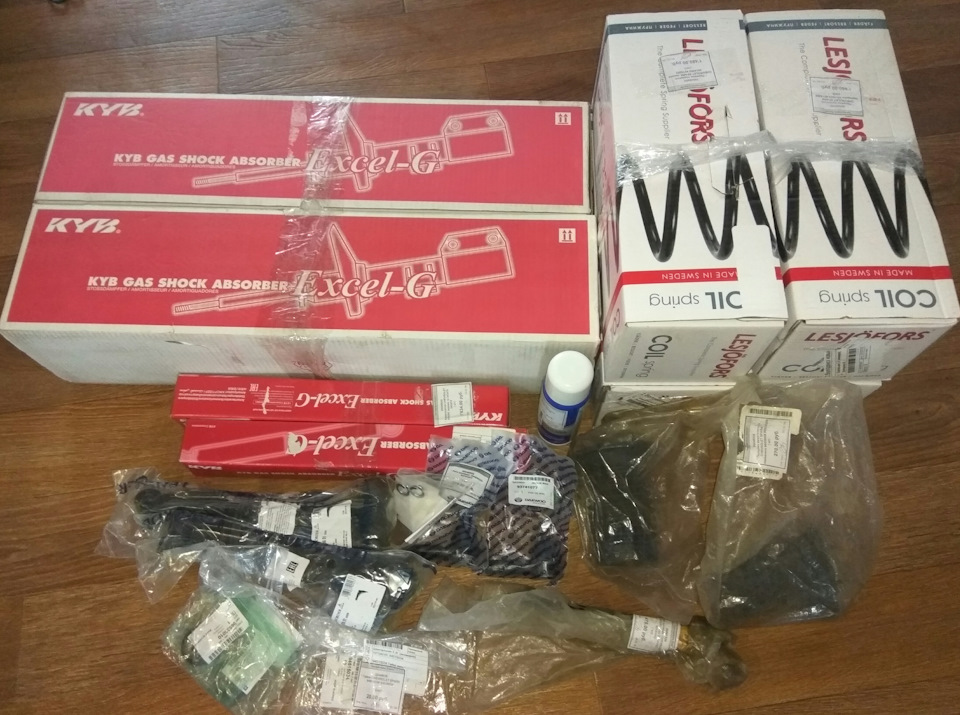 Замена передних/задних стоек + масло и тормозные колодки — Chevrolet ...