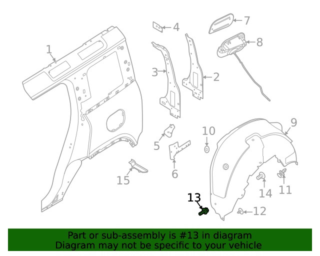 DYH000230 Гайка удлинителя Jaguar Land Rover | Запчасти на DRIVE2