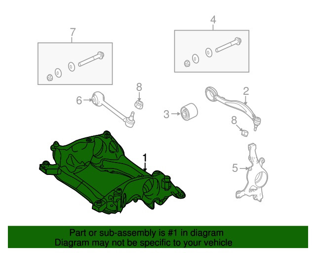 A2046280457 Подрамник Mercedes | Запчасти на DRIVE2