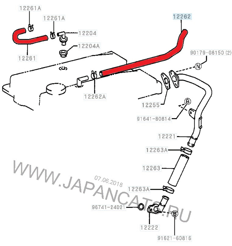 9017908150 Гайка крепления TOYOTA LEXUS | Запчасти на DRIVE2